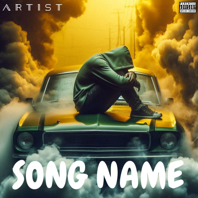 Alone man mixtape album cover Templat | PosterMyWall