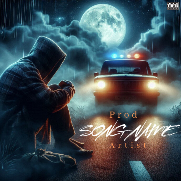 Alone man mixtape cover Template | PosterMyWall