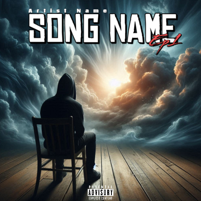 Copy of Alone man mixtape cover | PosterMyWall