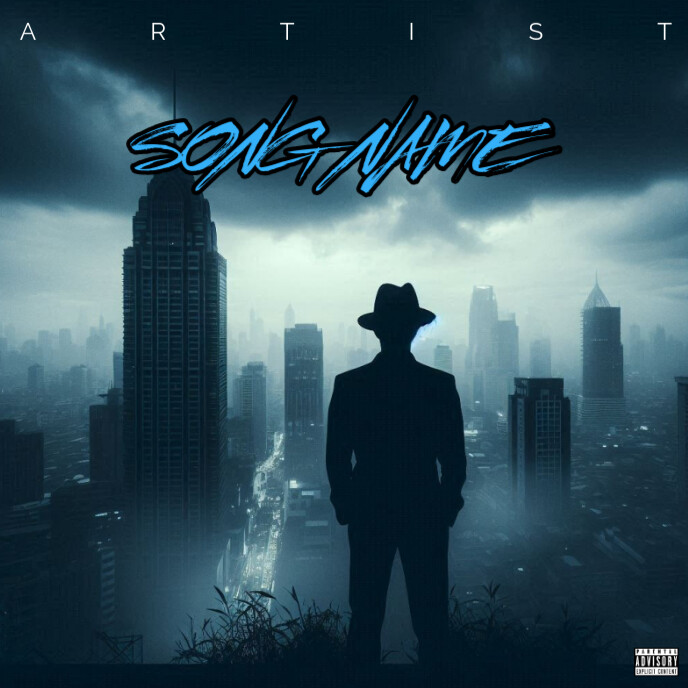 Alone Man Song Mixtape Album Cover Template | PosterMyWall