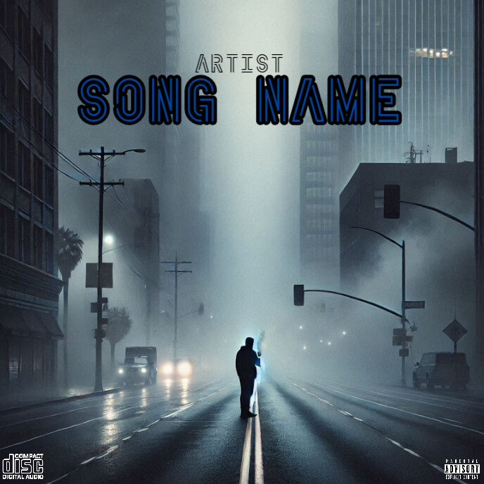 Alone Man Song Mixtape Album Cover Template | PosterMyWall