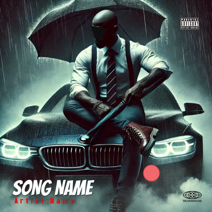 Alone man with car mixtape album cover Template | PosterMyWall