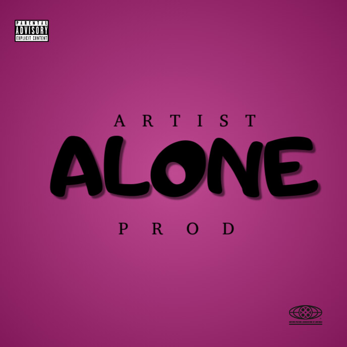 Copy of Alone mixtape album cover | PosterMyWall