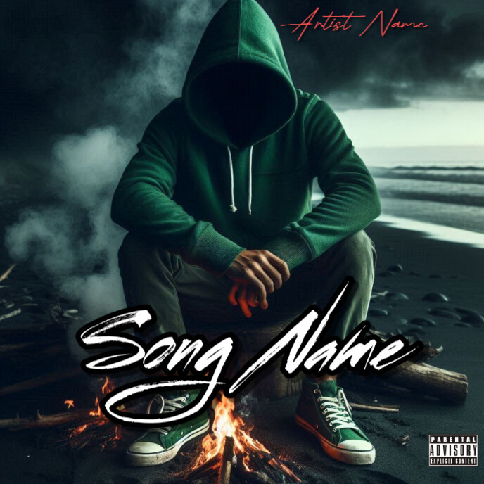 Alone mixtape Cover Template | PosterMyWall