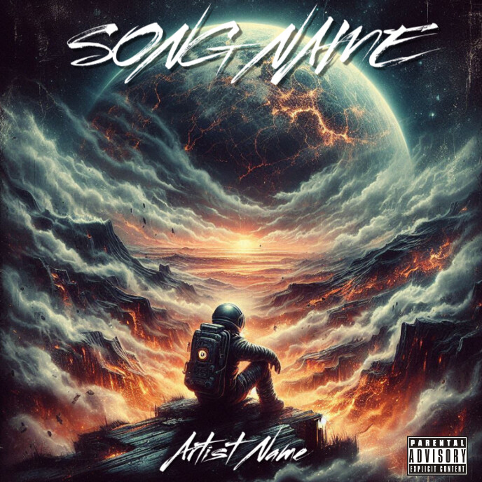 Alone mixtape cover Template | PosterMyWall