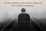 alone quote template | PosterMyWall