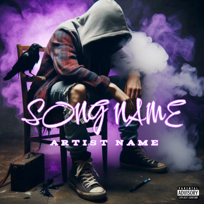 Alone Rap Trap Mixtape Cover Album Cover Template | PosterMyWall
