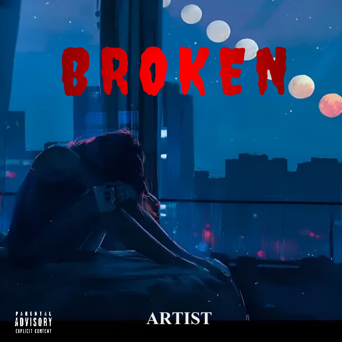 Modèle Alone song album cover | PosterMyWall