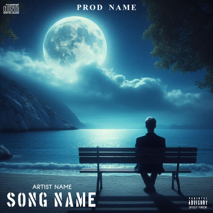 Alone song album cover Template | PosterMyWall