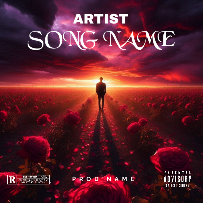 Alone song album cover Template | PosterMyWall