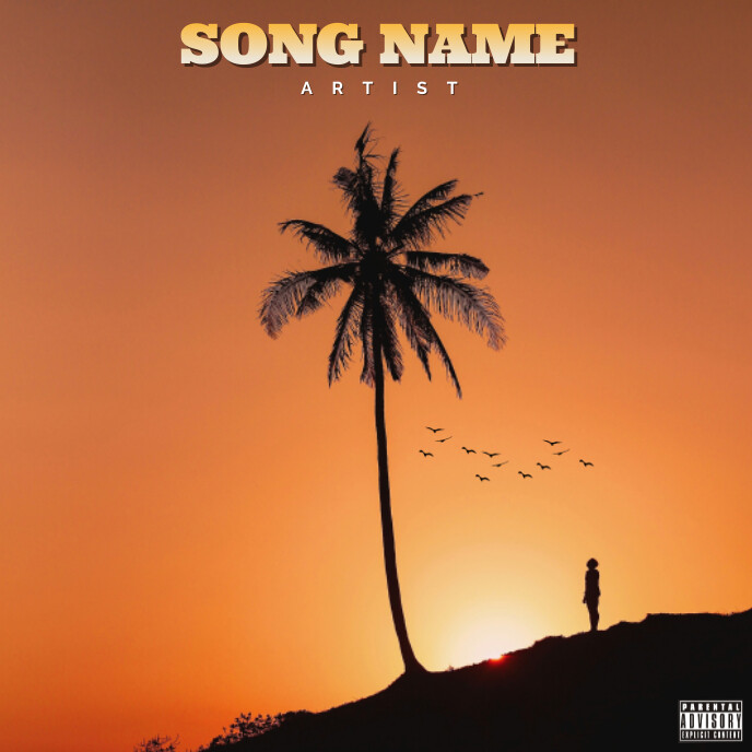 Alone song album cover Template | PosterMyWall