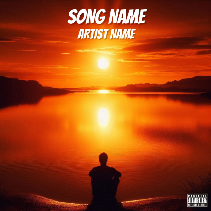 Plantilla de Alone song album cover | PosterMyWall