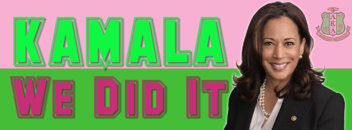 Copy of Alpha kappa Alpha Kamala Harris | PosterMyWall