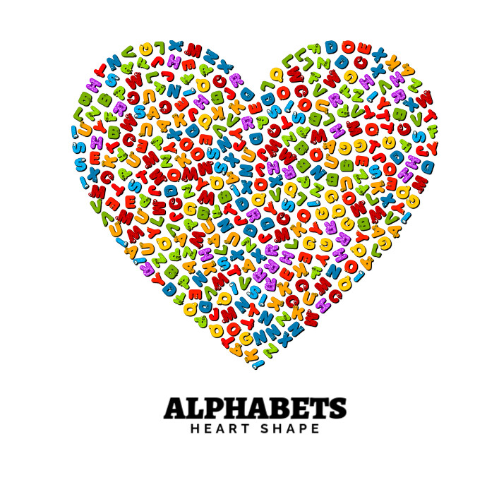 Alphabets Heart Logo Template | PosterMyWall