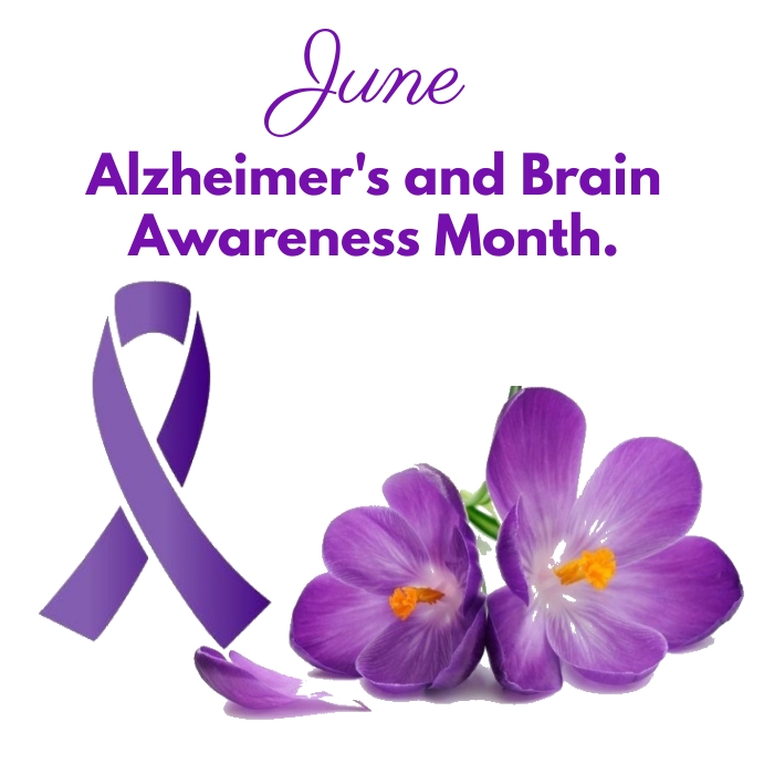 Alzheimer's and Brain Awareness Month poster Template | PosterMyWall