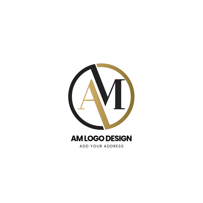 AM Logo Design Template | PosterMyWall