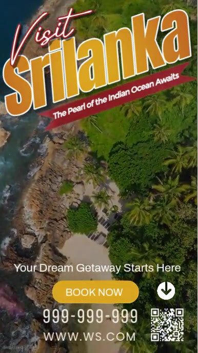 Copy of Amazing Visit Sri Lanka Travel Ad Instagram Reel | PosterMyWall