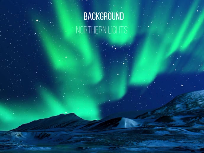 AmazingNorthern lights background Template | PosterMyWall