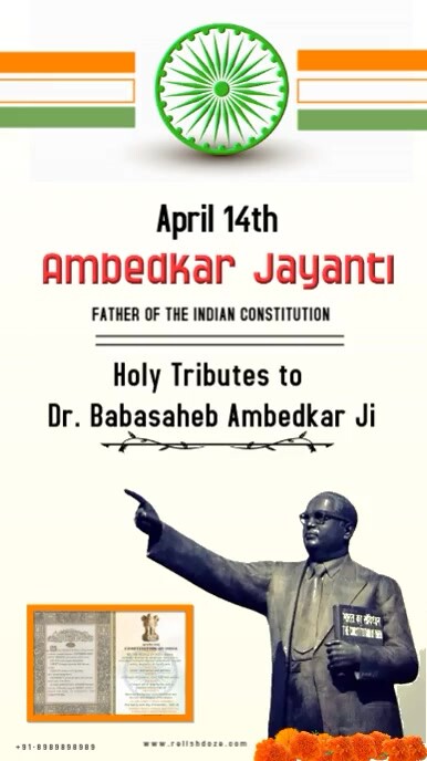 Plantilla de Ambedkar Remembrance Day (1) | PosterMyWall