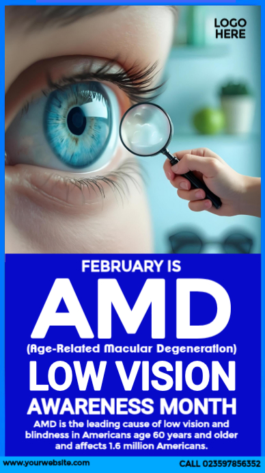 AMD Low Vision Month Template | PosterMyWall