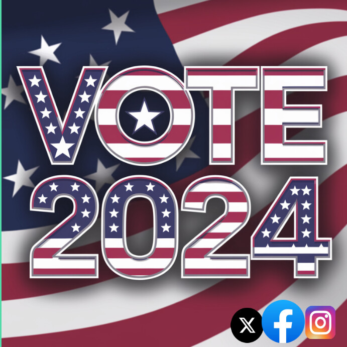 Plantilla de America Election 2024 Instagram posts | PosterMyWall