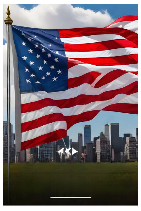 America flag flying high flyer template | PosterMyWall