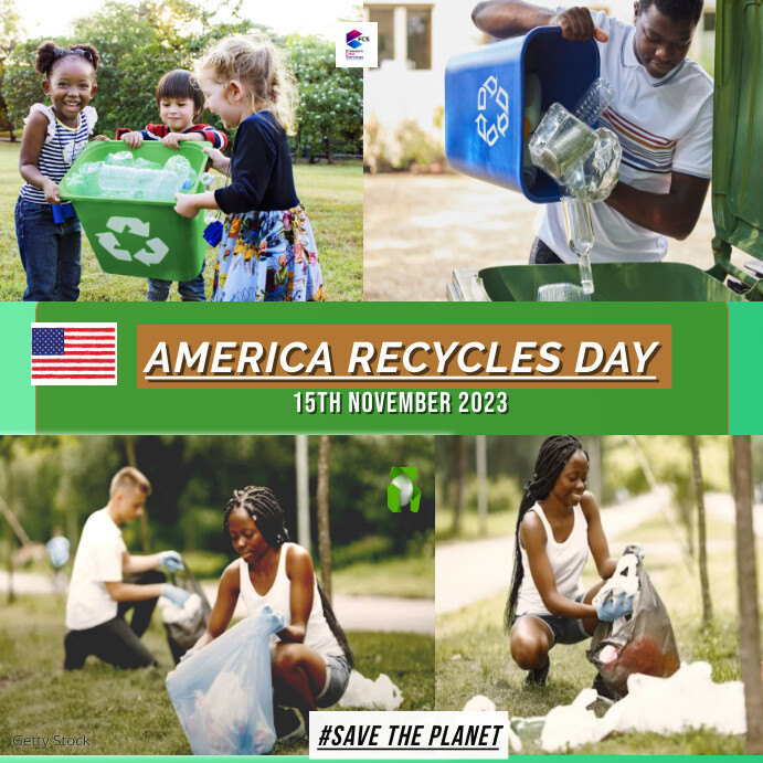 America Recycles Day ♻️ Template | PosterMyWall