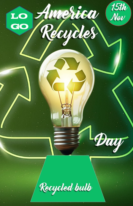 America recycles day Template | PosterMyWall