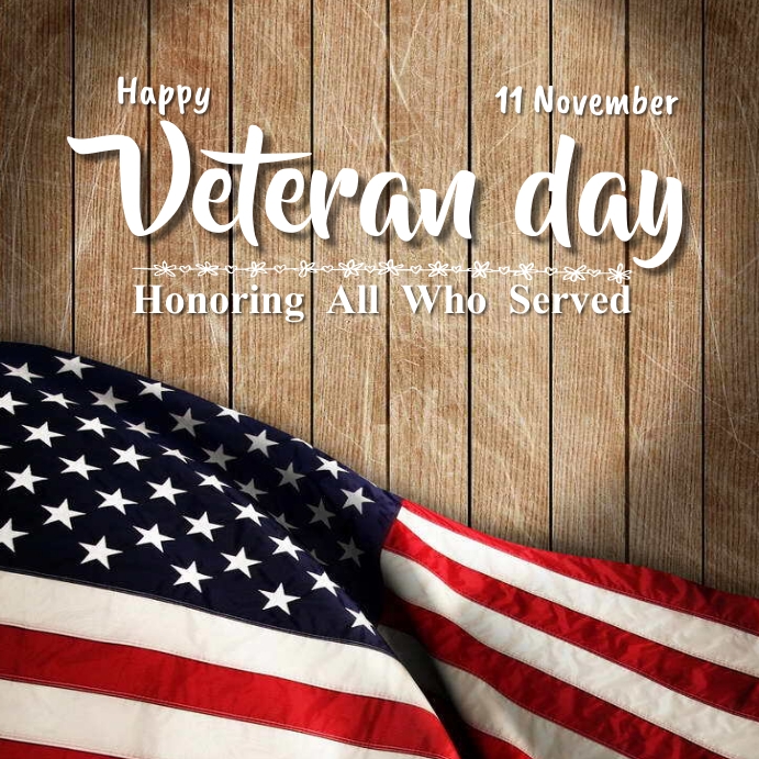 america veterans day template & poster design | PosterMyWall