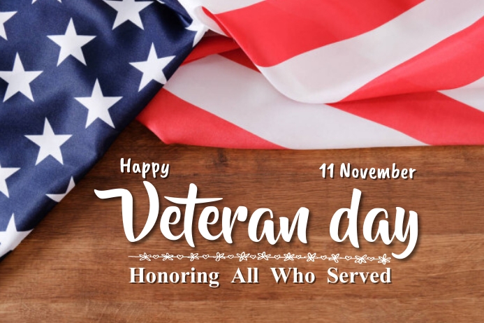 america veterans day template & poster design | PosterMyWall