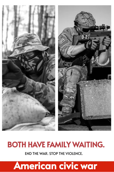 American civic war Template | PosterMyWall