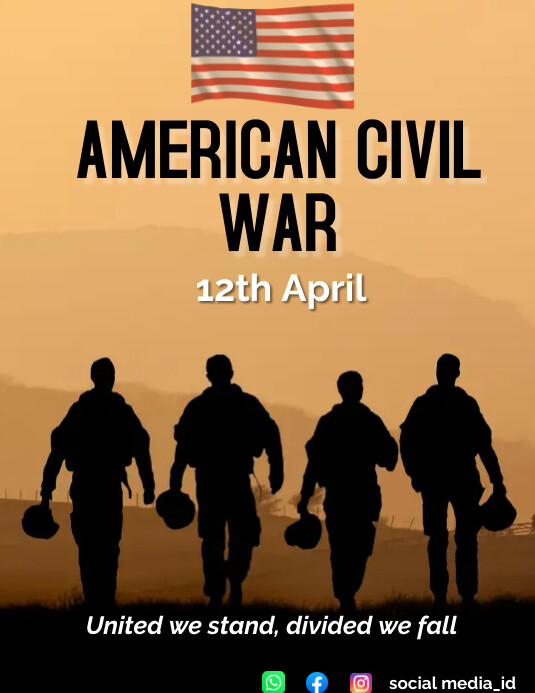 Plantilla de AMERICAN CIVIL WAR | PosterMyWall