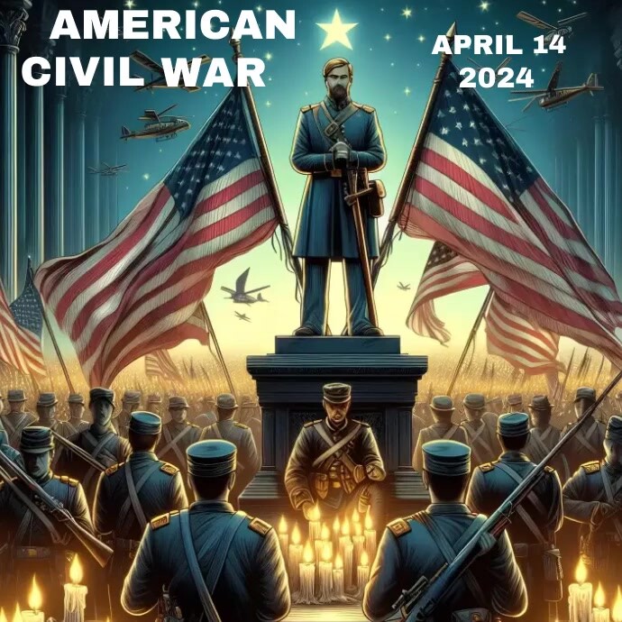 Plantilla de American civil war flyer template | PosterMyWall