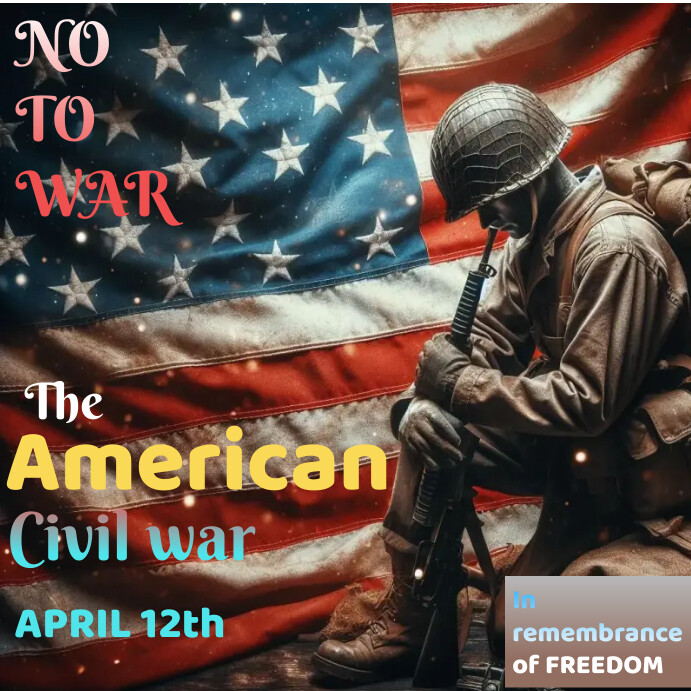 American civil war template design | PosterMyWall