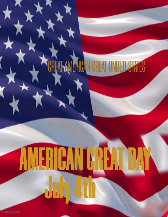 Plantilla de American day | PosterMyWall