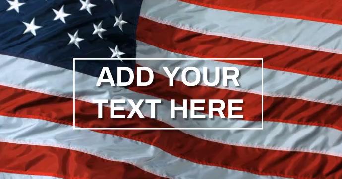Plantilla de American flag video | PosterMyWall