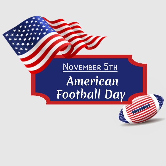 american football day Template | PosterMyWall