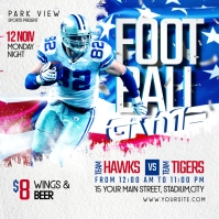 Football Games Flyer Template | PosterMyWall