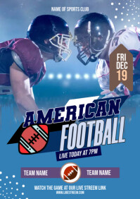 American Football Flyer Template | PosterMyWall