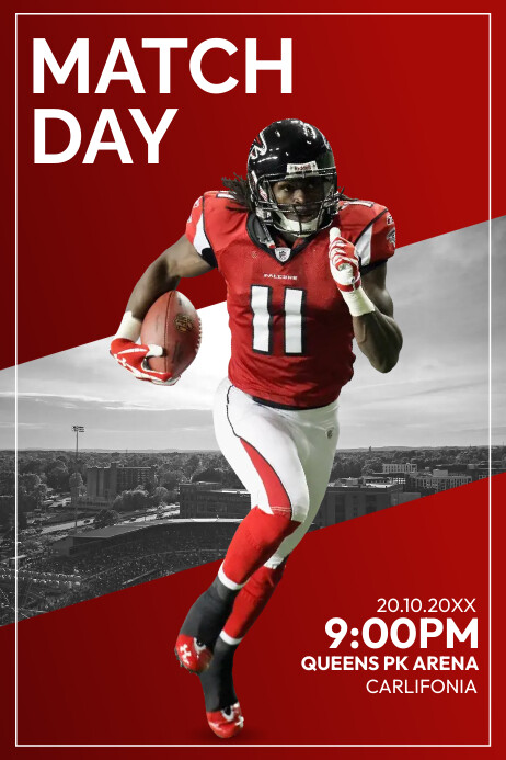 Copy of American football flyer design | PosterMyWall