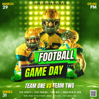 american football game day flyer Template | PosterMyWall