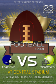 FANTASY FOOTBALL Template | PosterMyWall