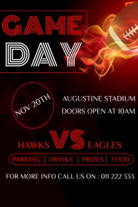 FLAG FOOTBALL Template | PosterMyWall