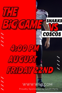 Flag Football Poster Template | PosterMyWall