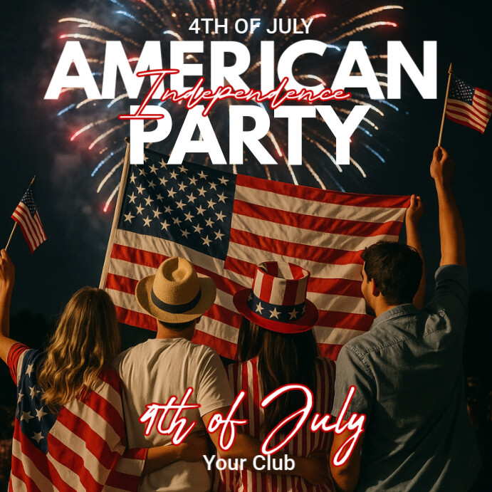 Copy of american independence day party | PosterMyWall