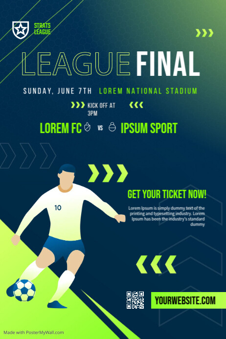 American League Final flyer Template | PosterMyWall