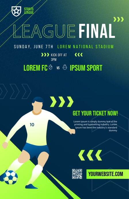 American League Final flyer Template | PosterMyWall