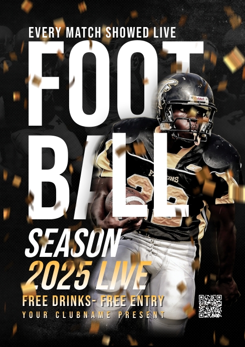 American Soccer Poster Template | PosterMyWall