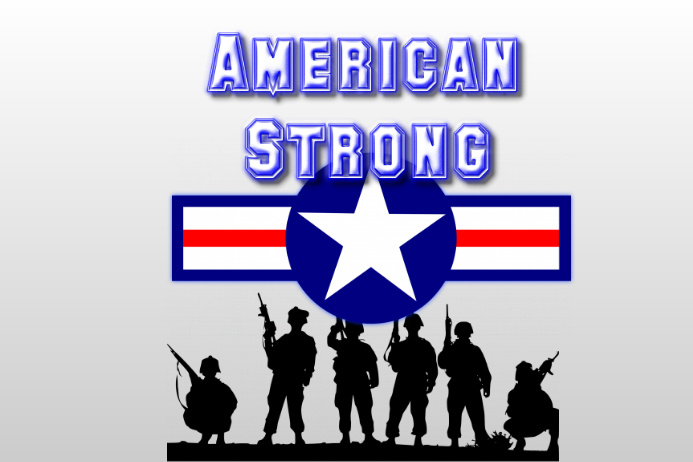 American Strong Template | PosterMyWall