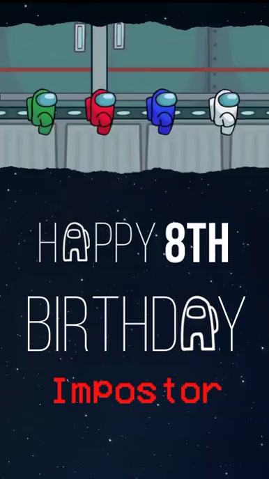 Among Us Online Greeting 1 Template | PosterMyWall